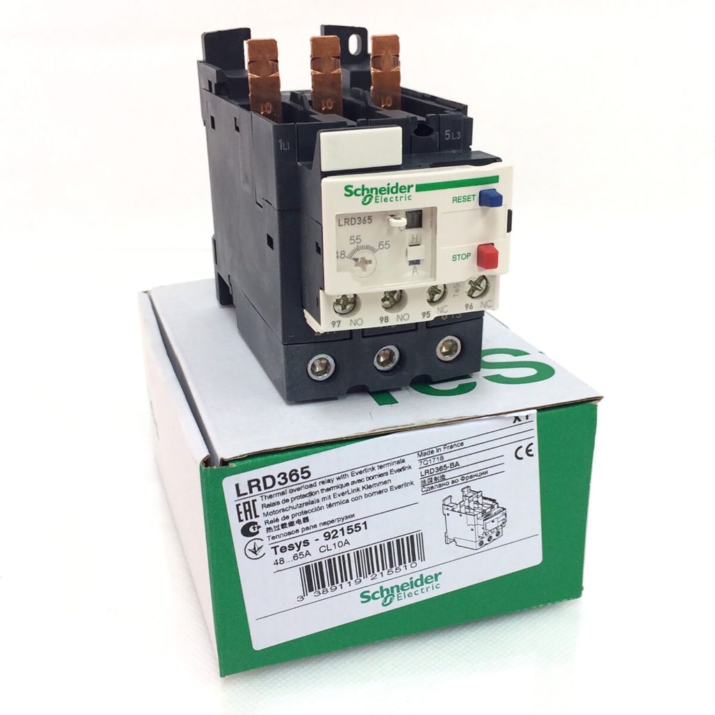 Schneider Electric overload protection relays and motor Circuit ...